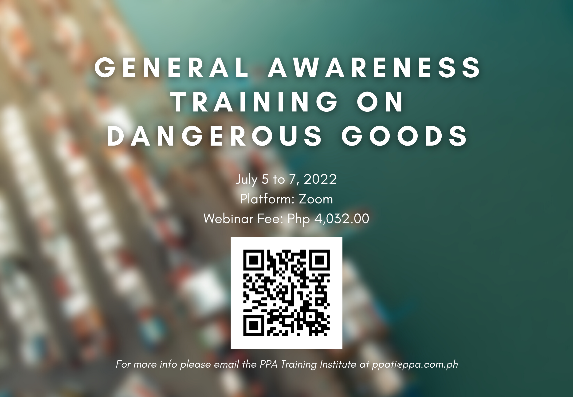 General Awareness Training on Dangerous Goods – PPA Training Institute