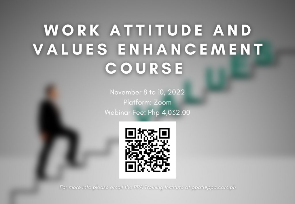 Work Attitude and Values Enhancement Course – PPA Training Institute