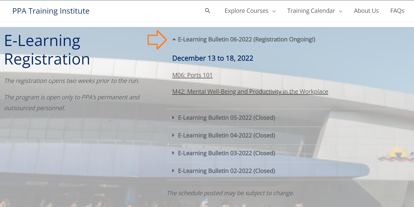 FAQs – PPA Training Institute